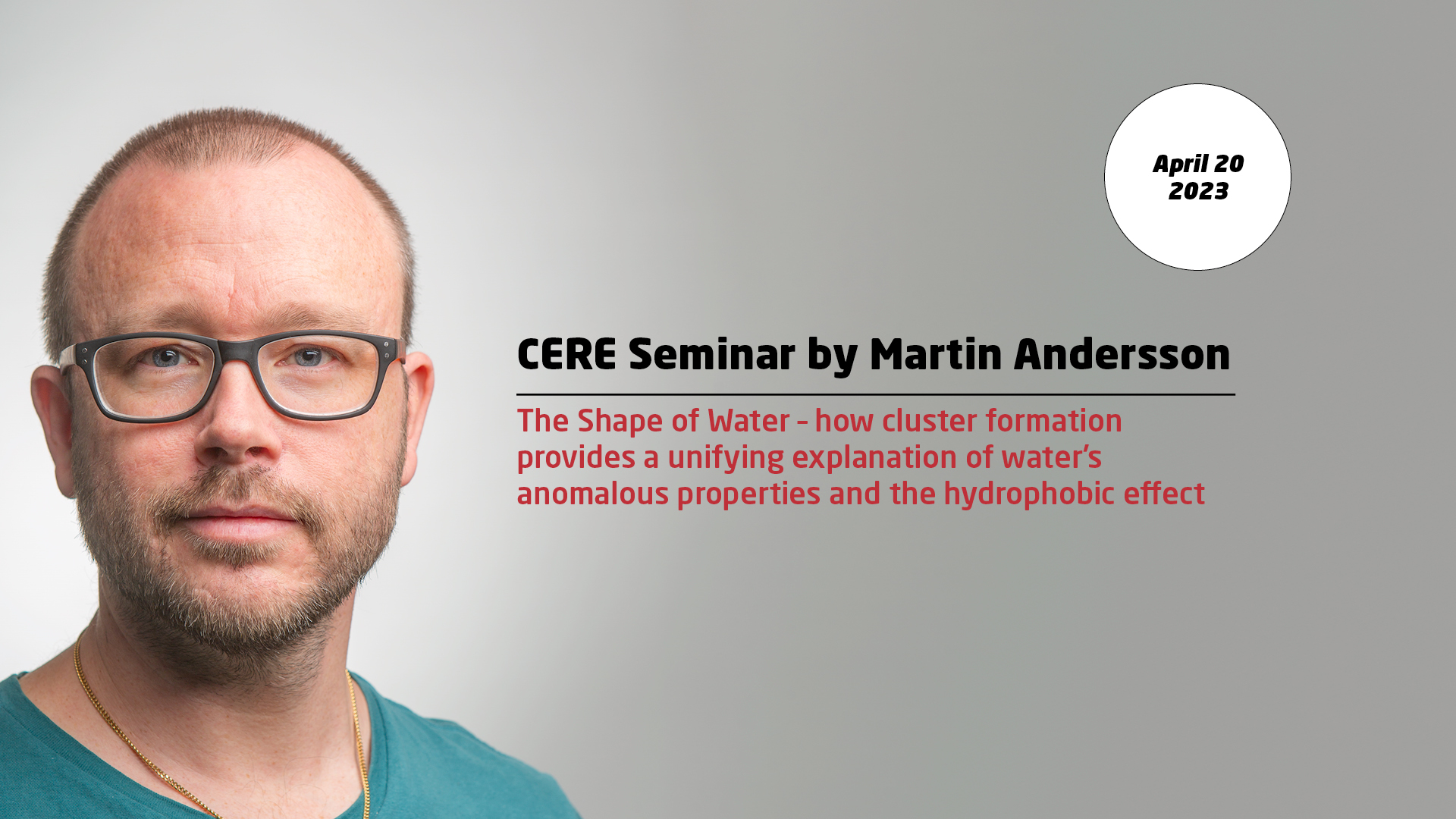 The Shape of Water – how cluster formation provides a unifying ...